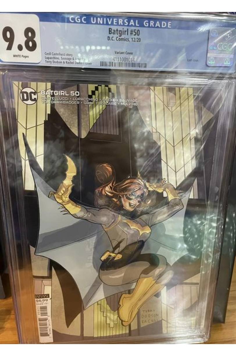 BATGIRL #50 CGC 9.8 CARDSTOCK VARIANT KEY 1ST APP RYAN WILDER CW FLASH