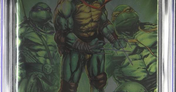 Teenage Mutant Ninja Turtles #1 Ultimate Fallout #4 cover homage FOIL ...