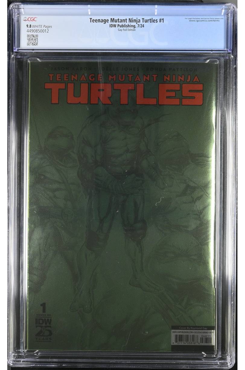 Teenage Mutant Ninja Turtles #1 Ultimate Fallout #4 cover homage FOIL ...