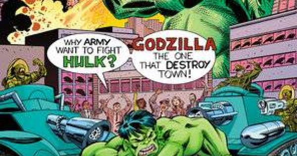 GODZILLA VS HULK #1 SCOTT KOBLISH CLASSIC VAR
