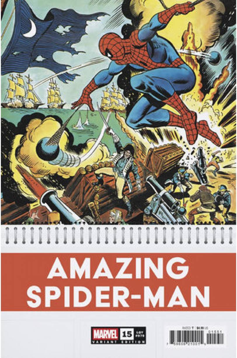 AMAZING SPIDER-MAN #15 ROSS ANDRU BICENTENNIAL CALENDAR HIDDEN GEM VARIANT
