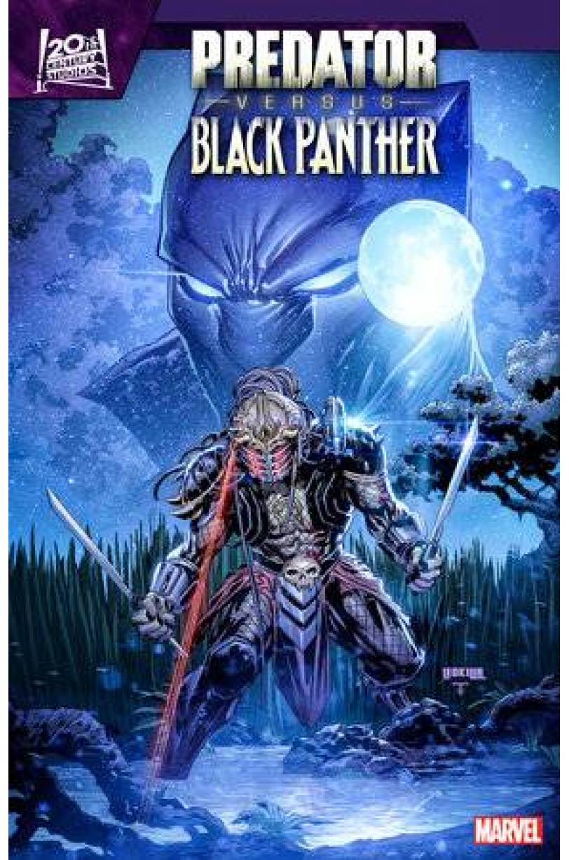 PREDATOR VS BLACK PANTHER #4 (OF 4) KEN LASHLEY VAR