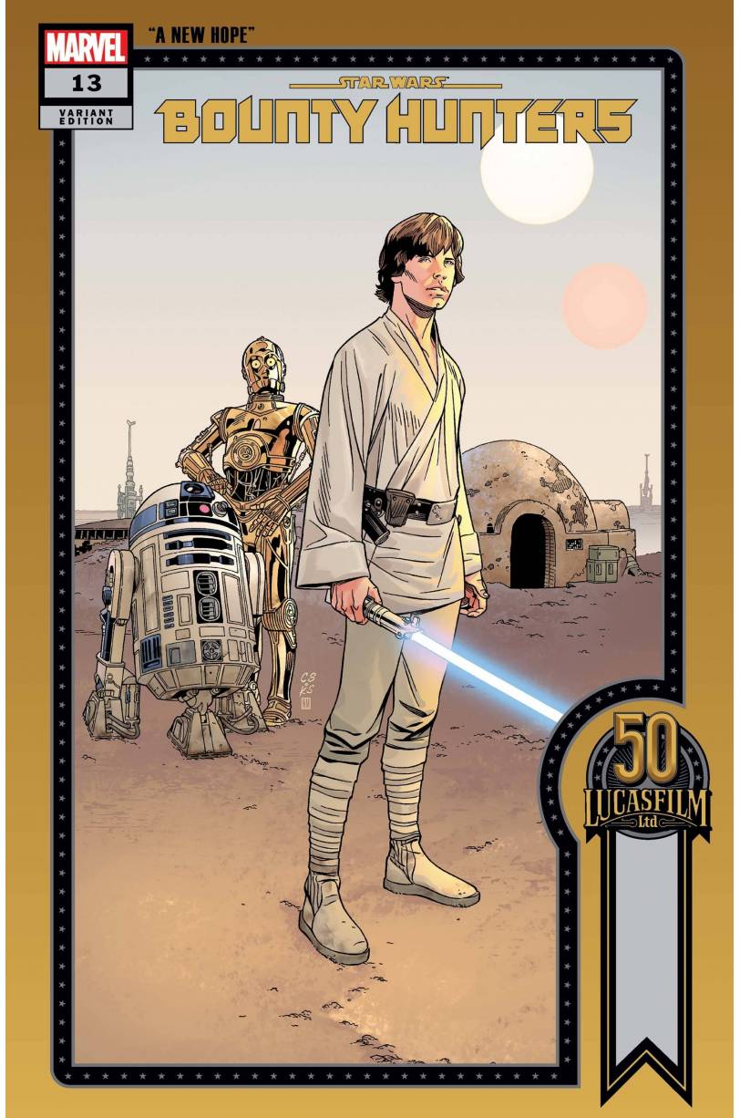 STAR WARS BOUNTY HUNTERS #13 SPROUSE LUCASFILM 50TH VAR